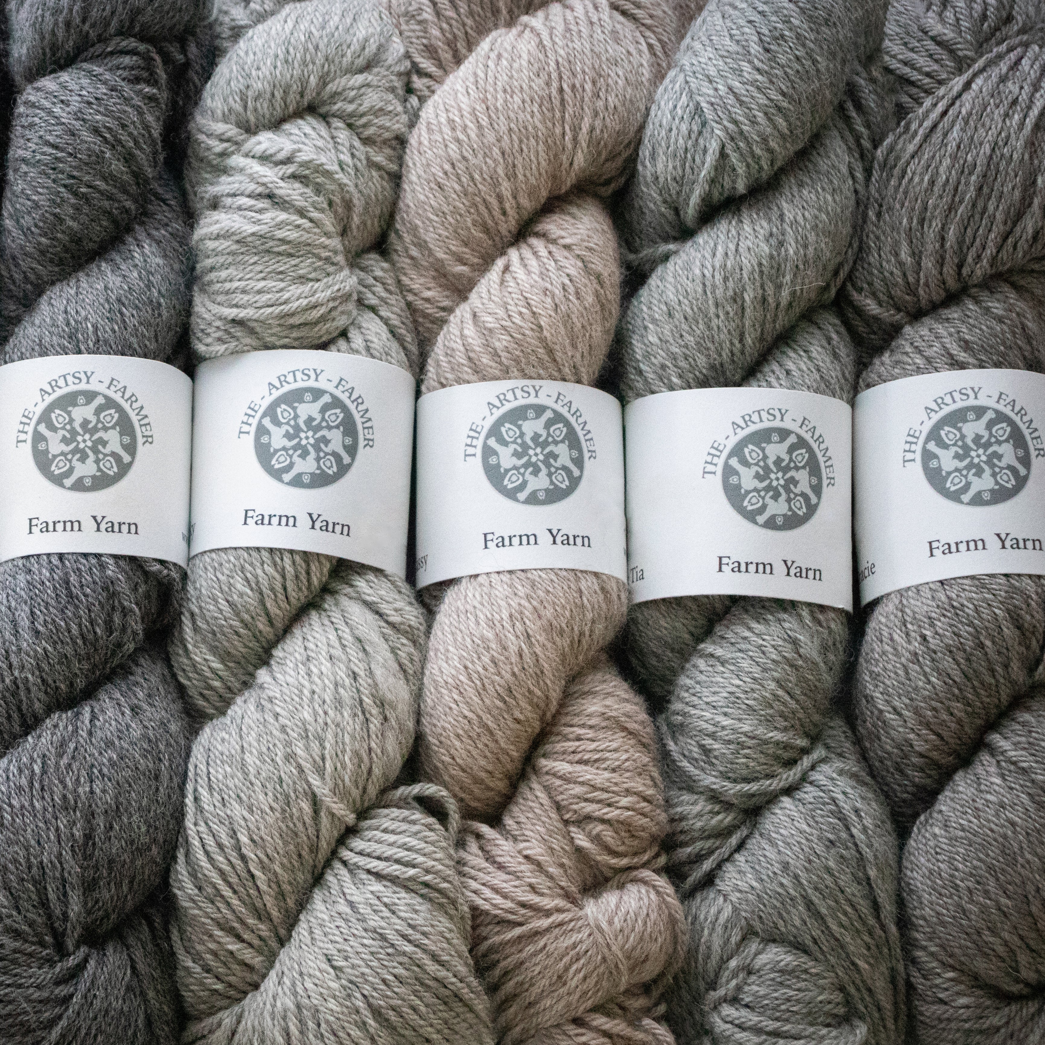 All Natural 4ply Farm Yarn – The Artsy Farmer